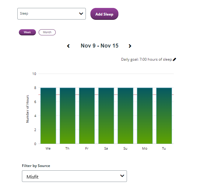 How to track sleep using your Misfit – Evernorth