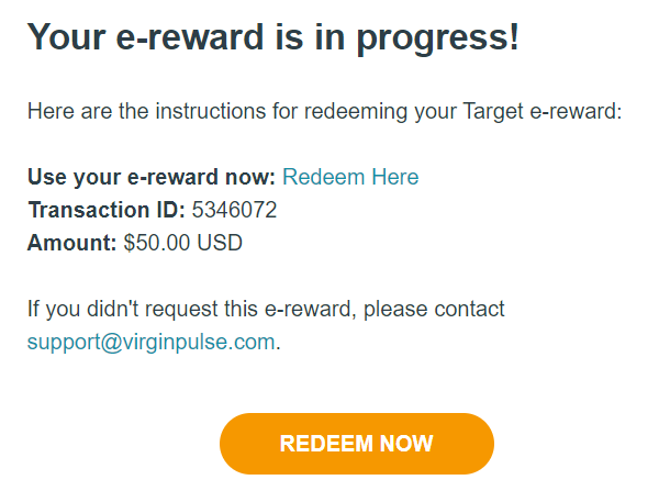 Target Gift Card Redemption – Evernorth
