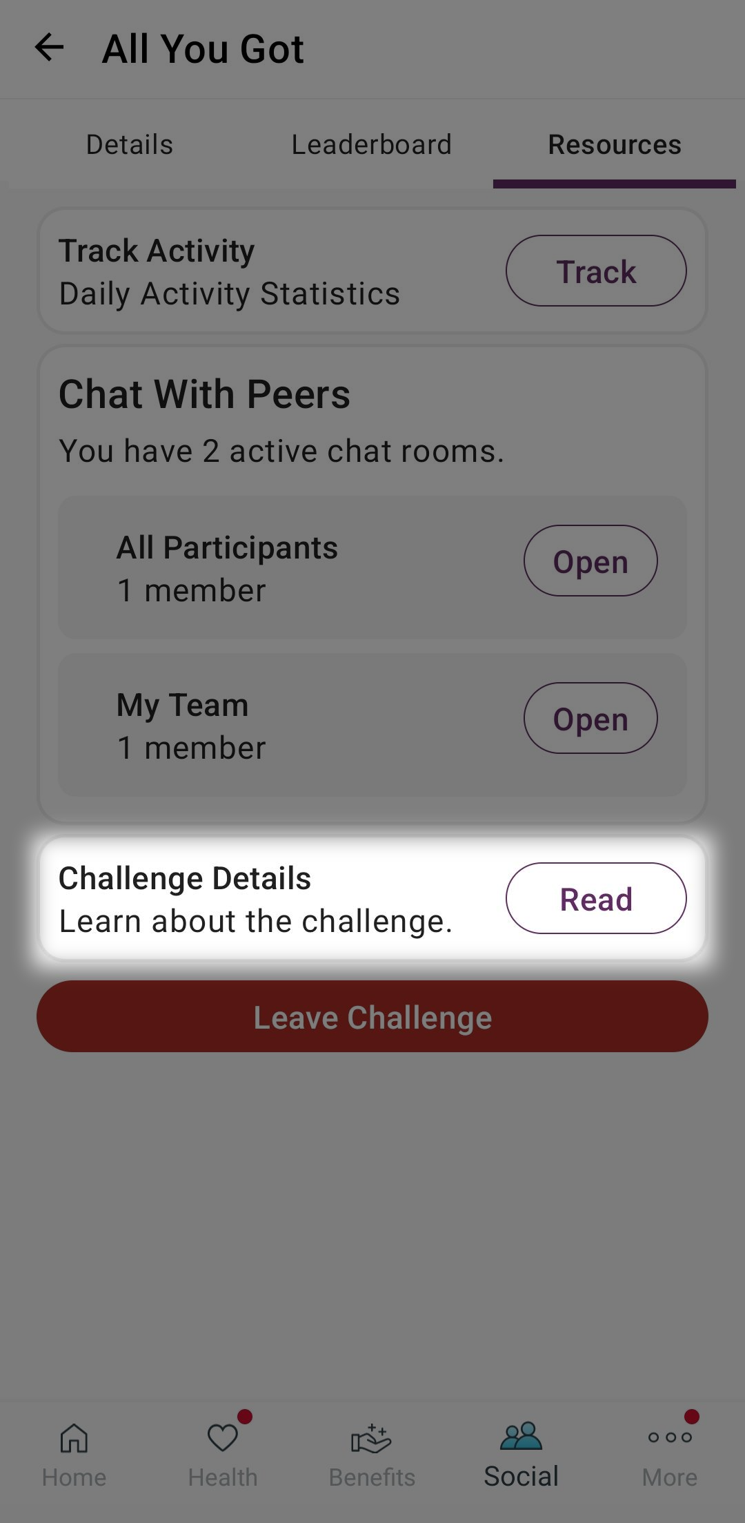 How to view the Challenge Rules using the mobile application – Evernorth