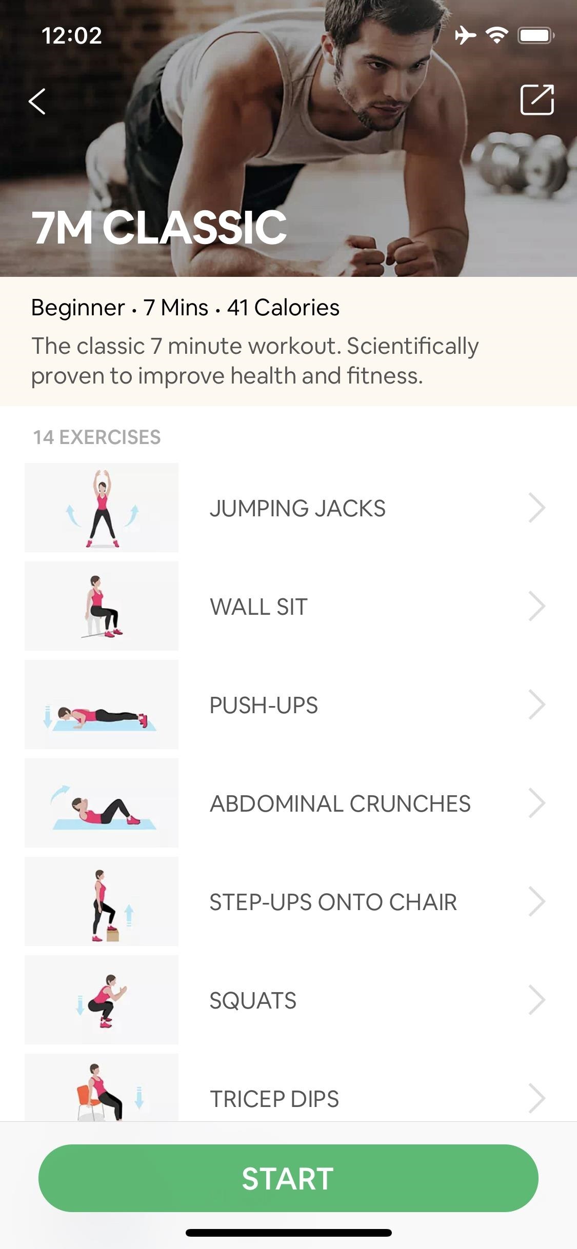 7 Minute Workout: Fitness App (iOS) – Evernorth