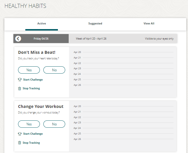 How to add a new Healthy Habits tracker to your dashboard? – Evernorth