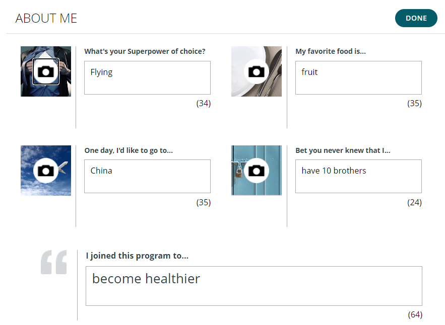 How to complete the "About Me" section – Evernorth
