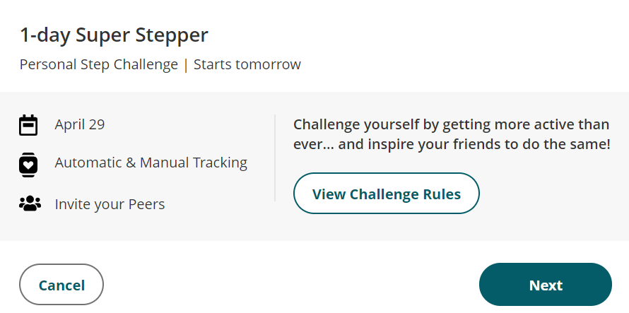 How to create a Step Challenge – Evernorth