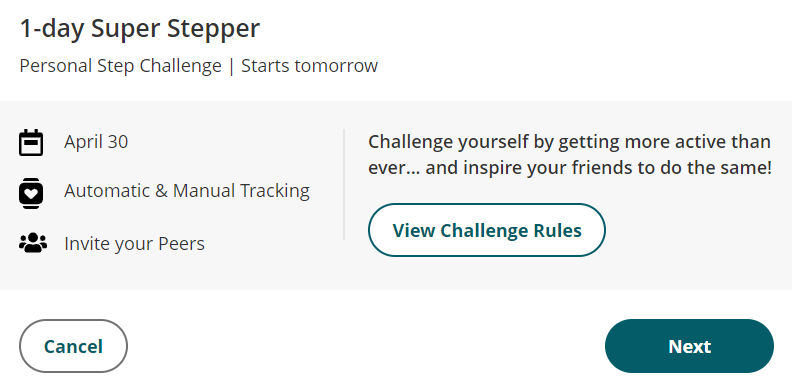 How to Create a Step Challenge – Evernorth