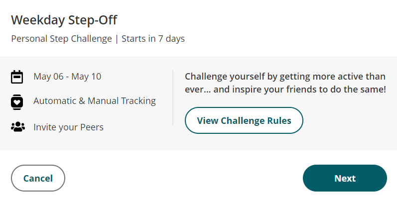 How to Create a Step Challenge – Evernorth
