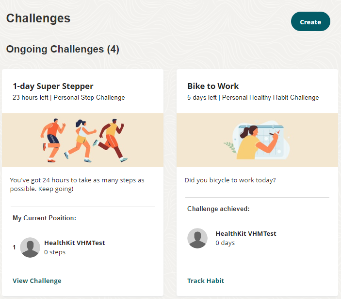 Where to view your Challenges – Evernorth