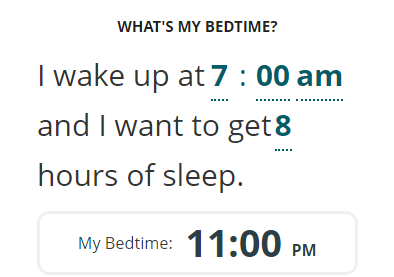 How to set your bedtime – Evernorth