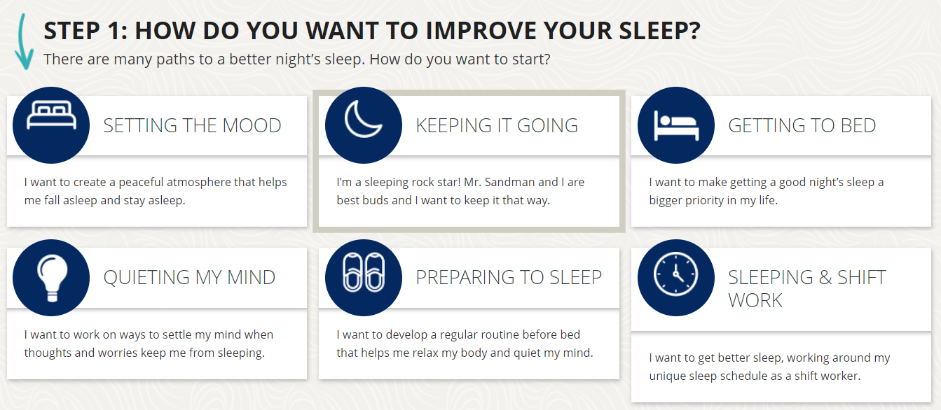 How to set up your Sleep Guide – Evernorth