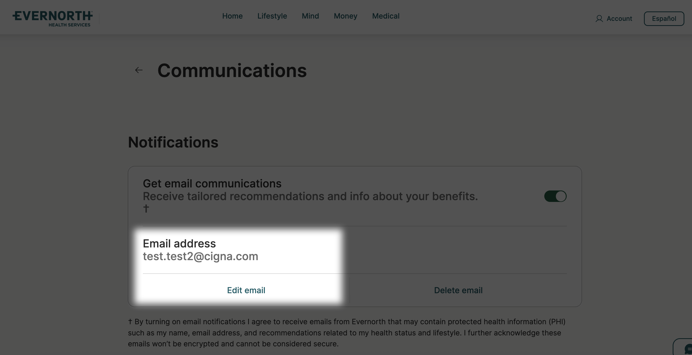 How to change your email address via the Evernorth website? – Evernorth